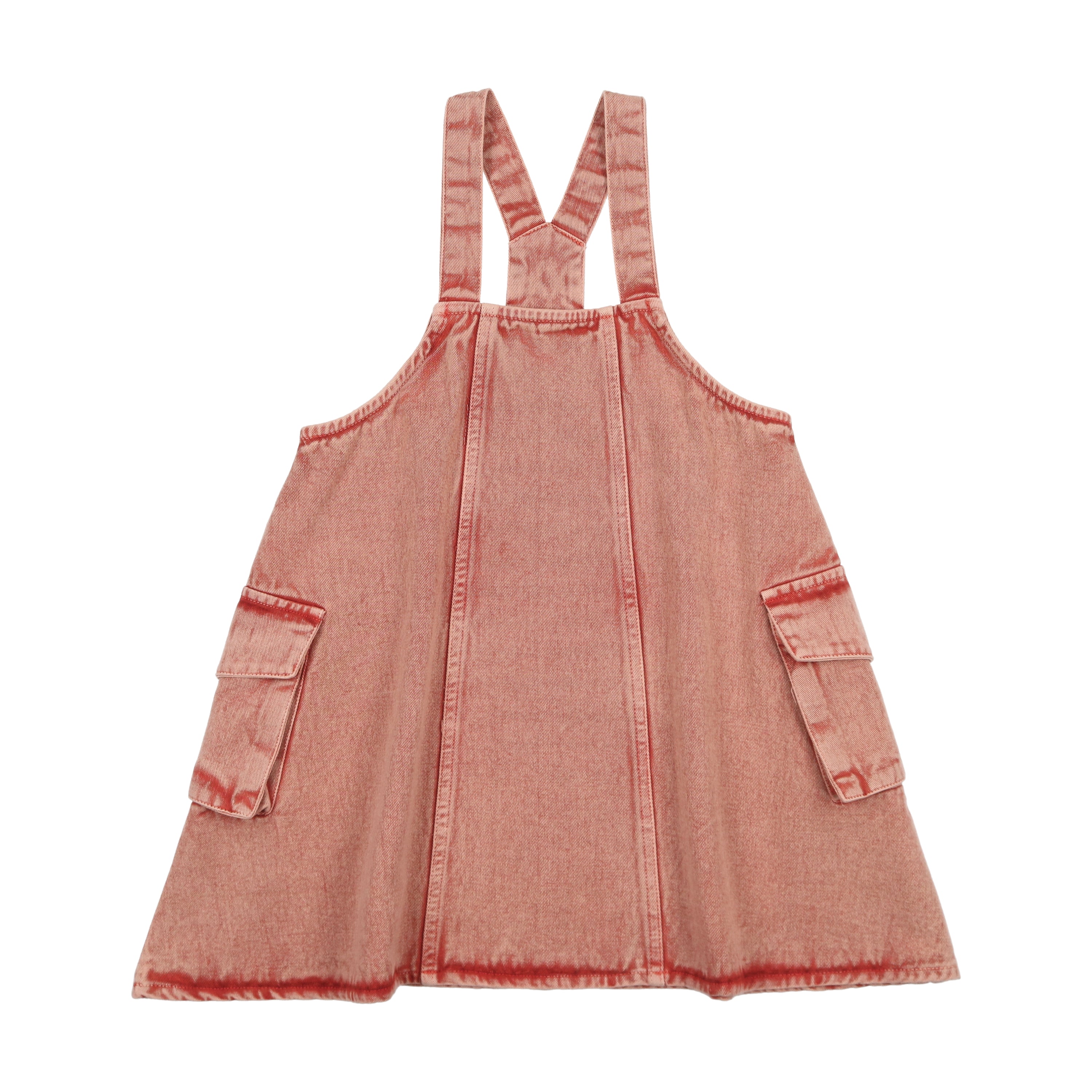 K205 KIN KIN DENIM JUMPER W/ CARGO POCKETS – BABY PALACE